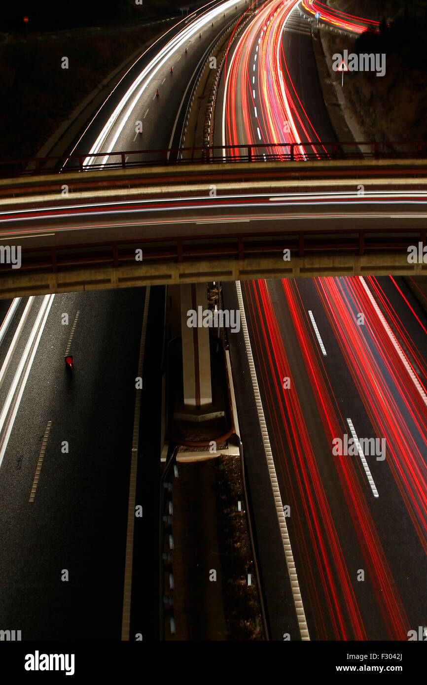 Long exposure street car hi-res stock photography and images - Alamy