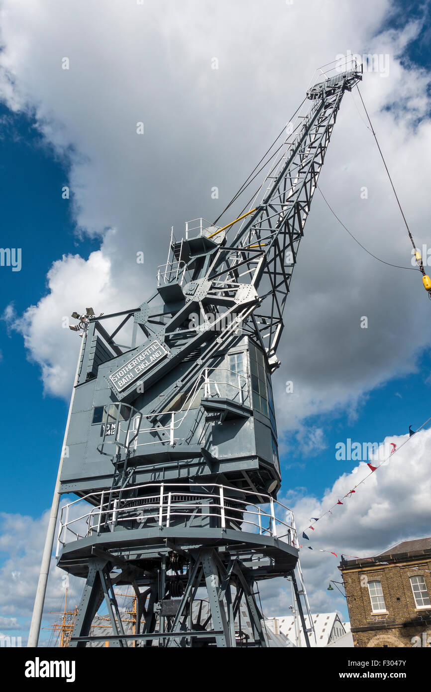 Dockyard Crane Chatham Historic Dockyard Chatham Kent Stothert and Pitt ...