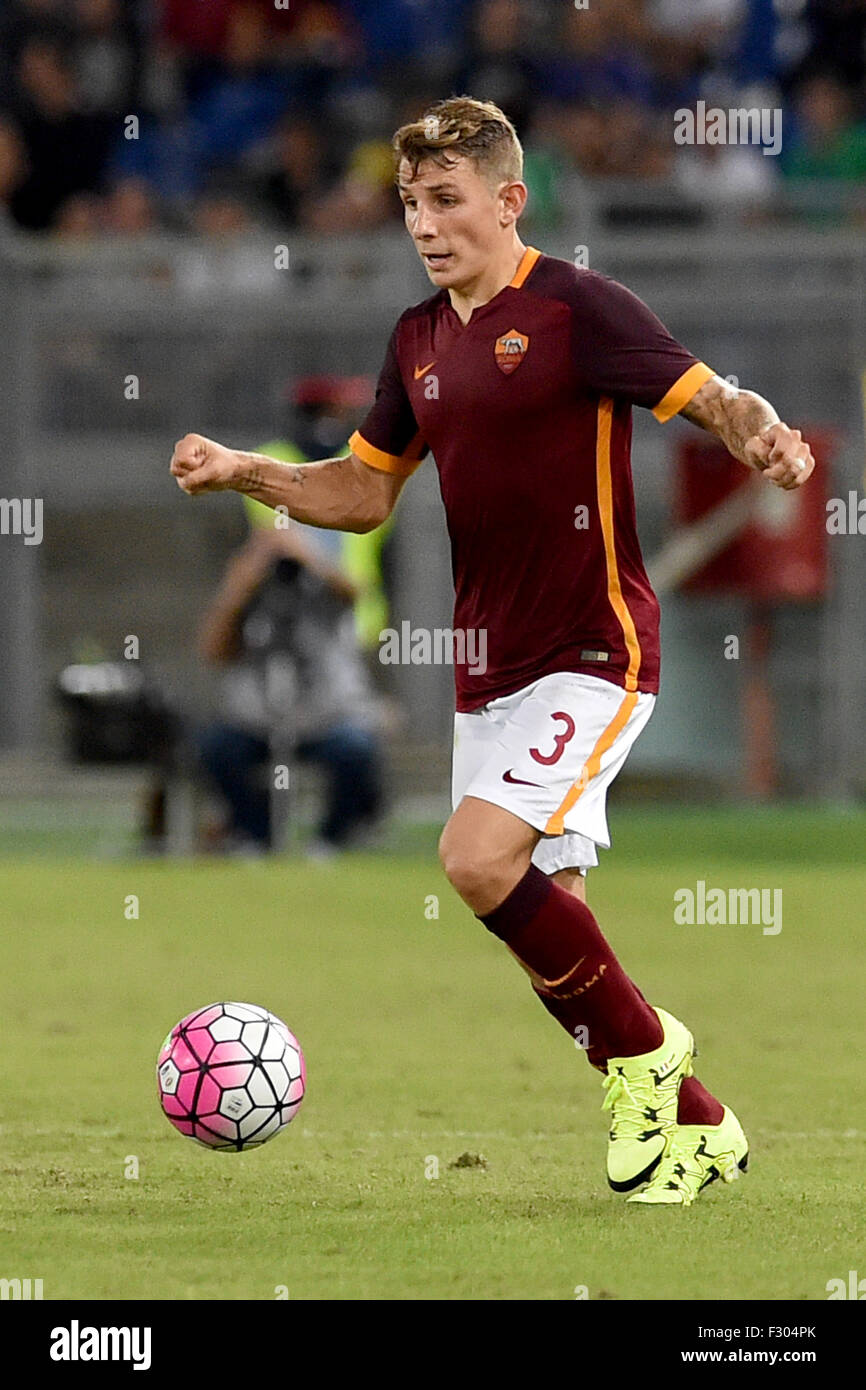 Rome, Italy. 26th Sep, 2015. Serie A Football. Roma versus Carpi. Lucas ...