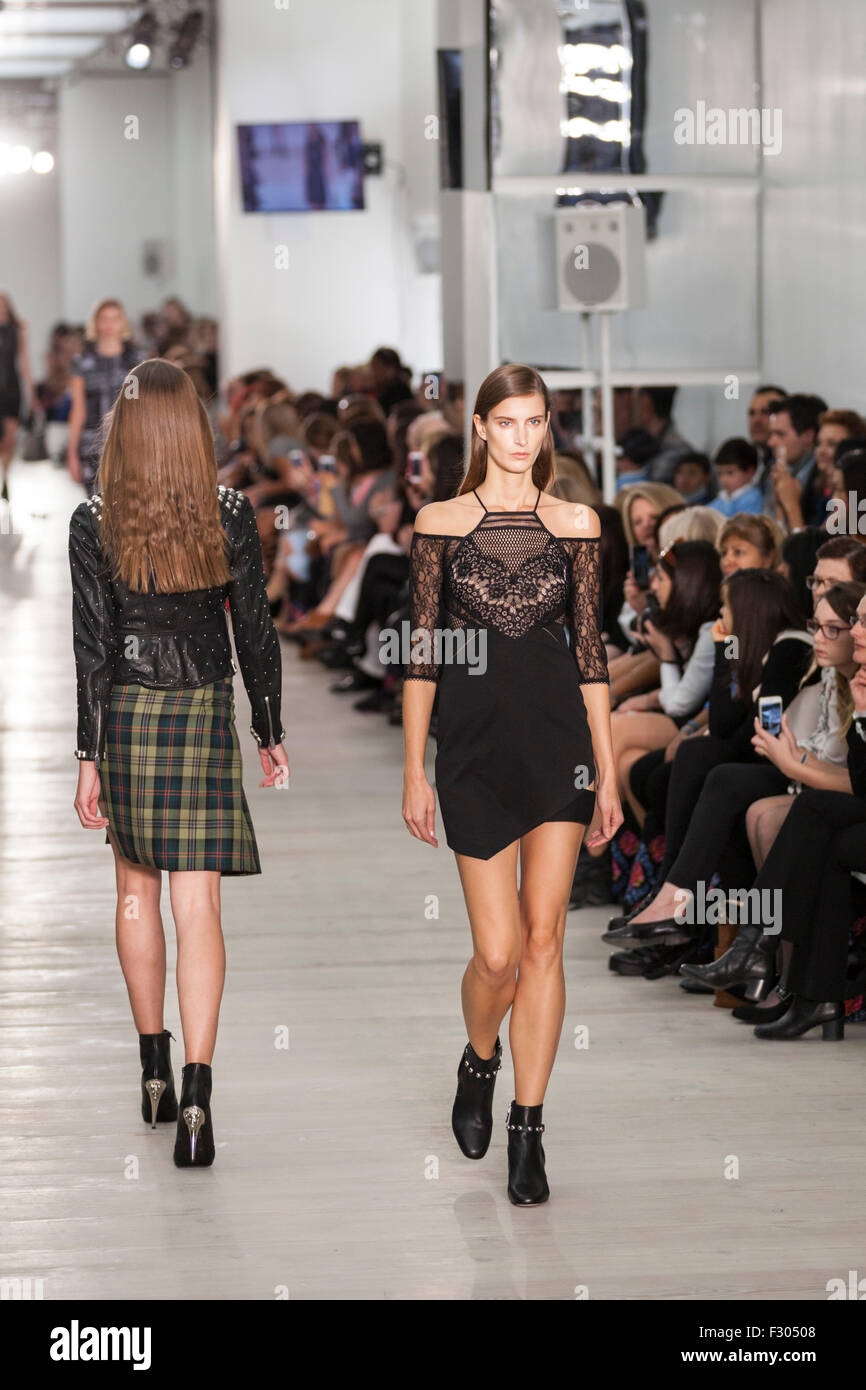 London, UK, 26th September 2015. Models struts down the "Trends ...