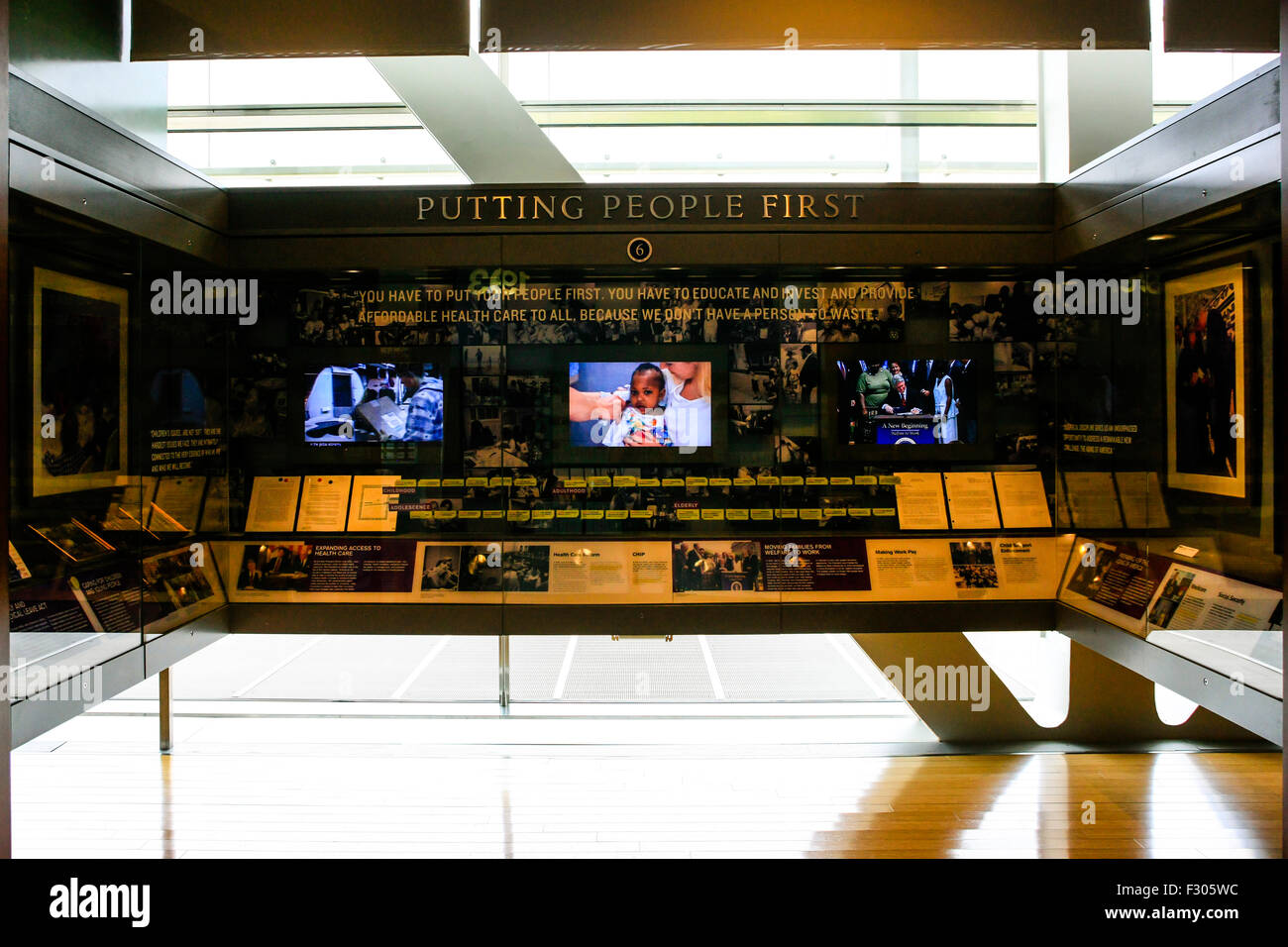 Putting the People First exhibition in the William J. Clinton ...