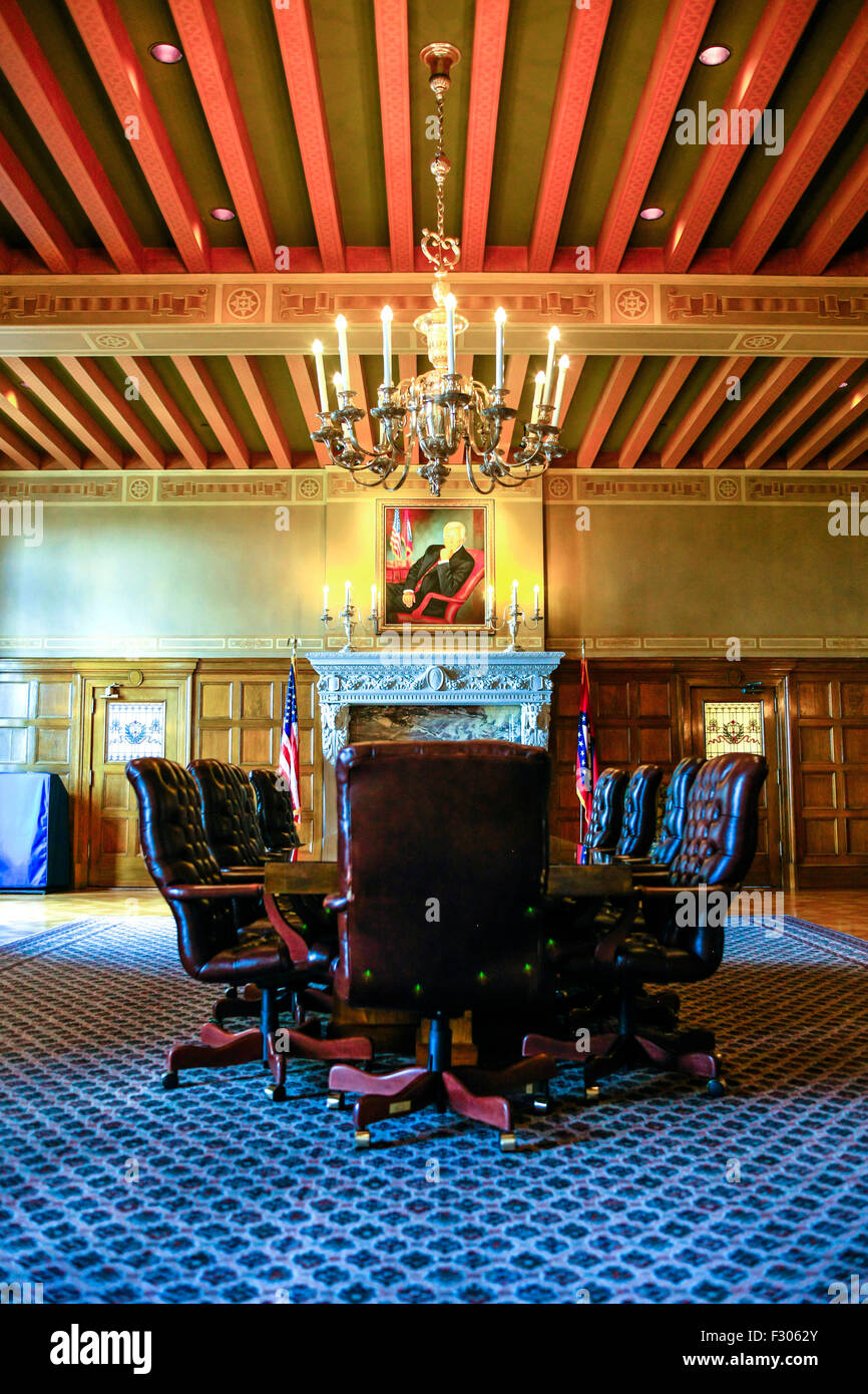 The Governor's Conference Room inside the Arkansas State Capitol ...