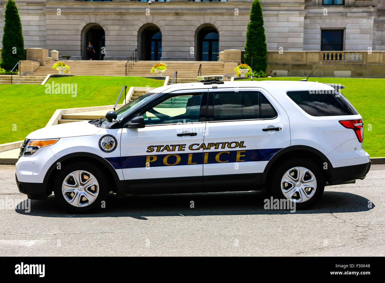 Arkansas State Capitol Police vehicle patrolling the State Capitol ...