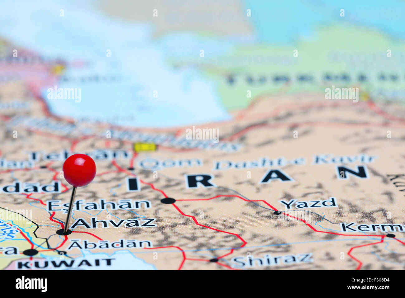 Ahvaz map hi-res stock photography and images - Alamy