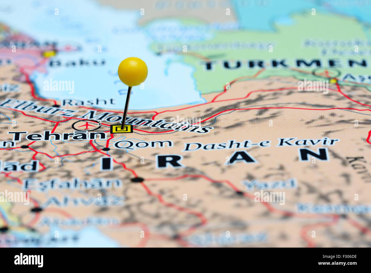 Tehran city map hi-res stock photography and images - Alamy