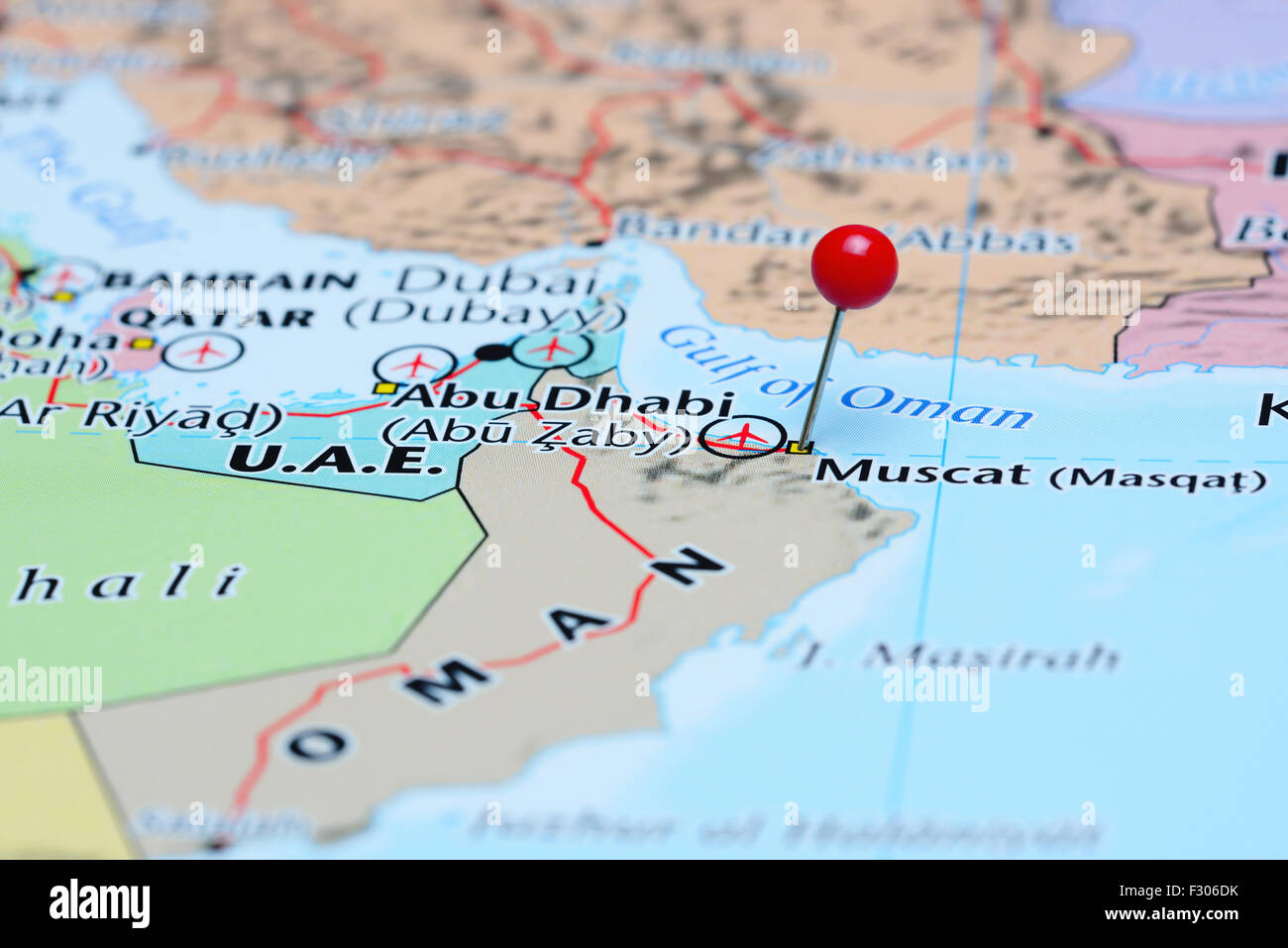 Muscat map hi-res stock photography and images - Alamy