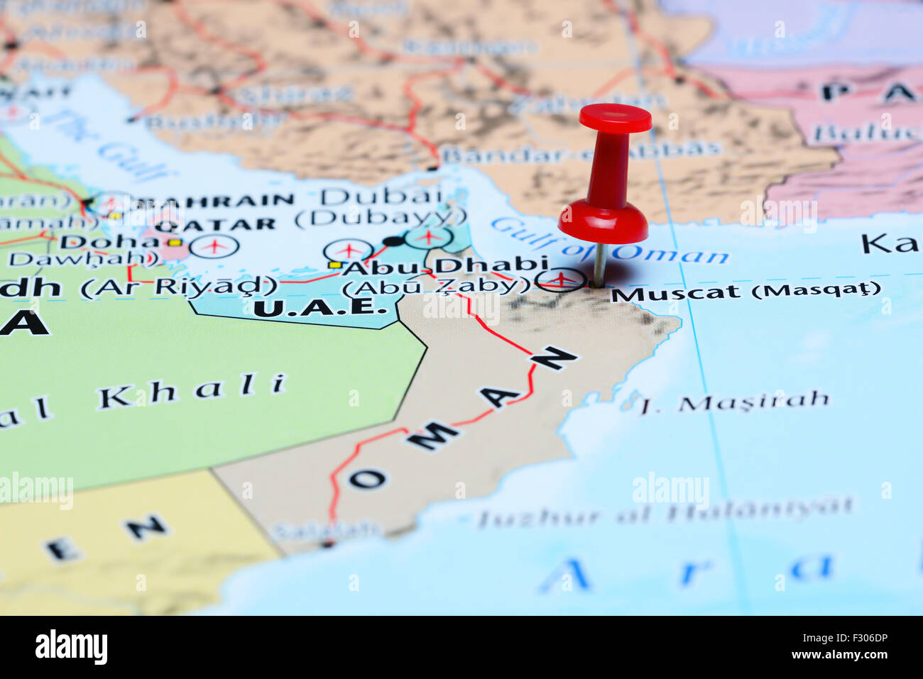 Muscat map hi-res stock photography and images - Alamy