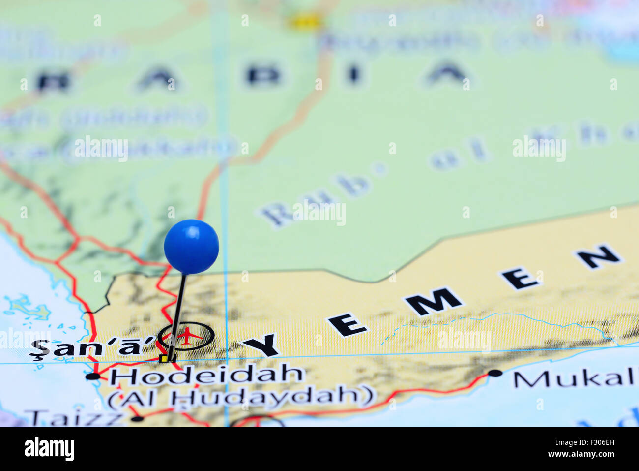 Map of sanaa hi-res stock photography and images - Alamy