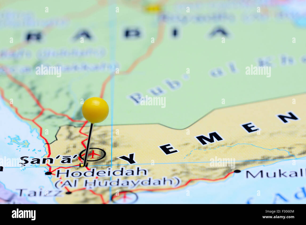 Map of sanaa hi-res stock photography and images - Alamy
