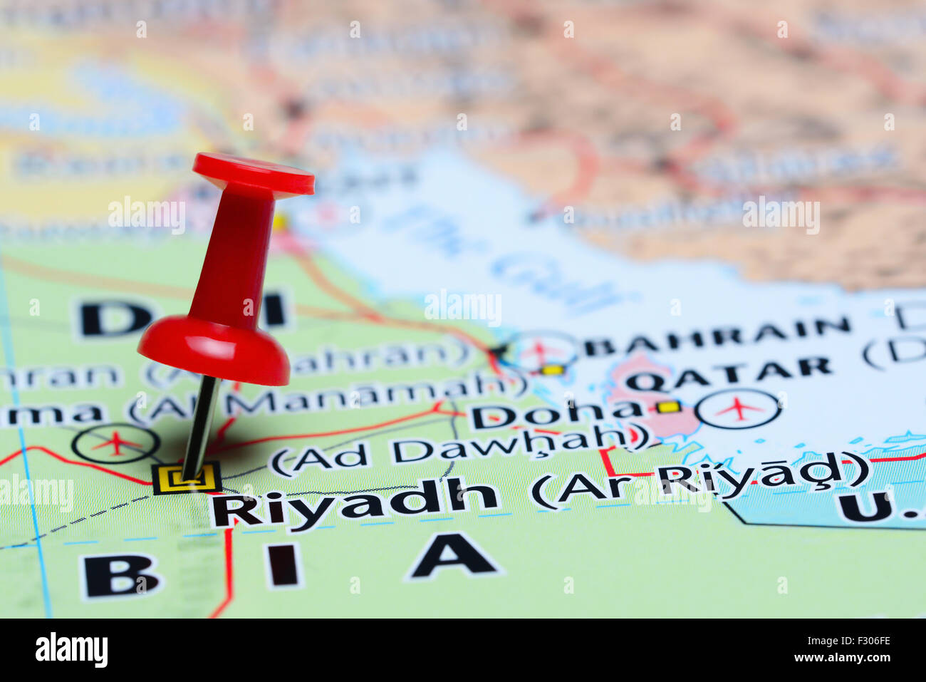 Riyadh map hi-res stock photography and images - Alamy