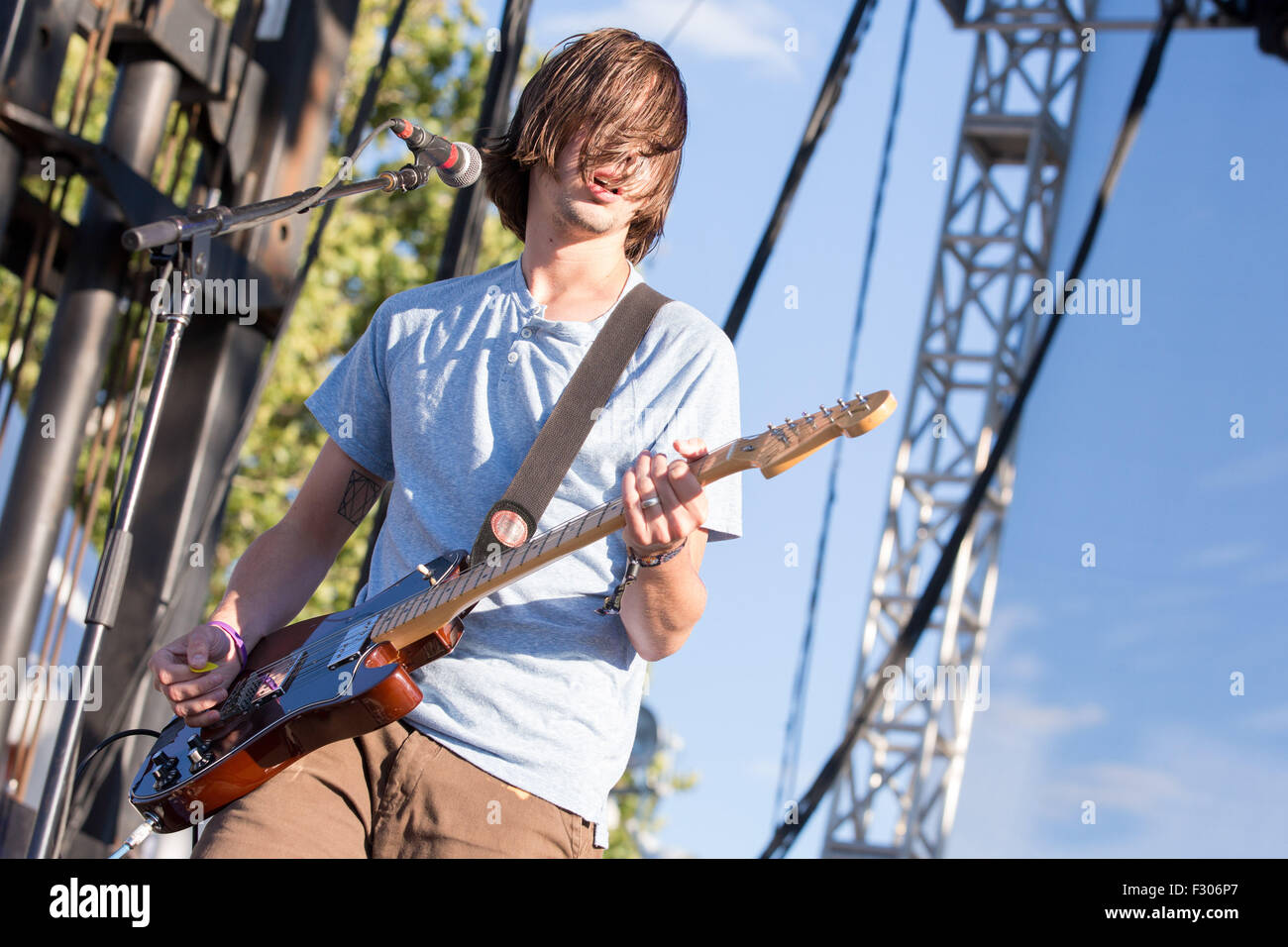 Chicago, Illinois, USA. 13th Sep, 2015. Guitarist ROBERT MCDOWELL of ...