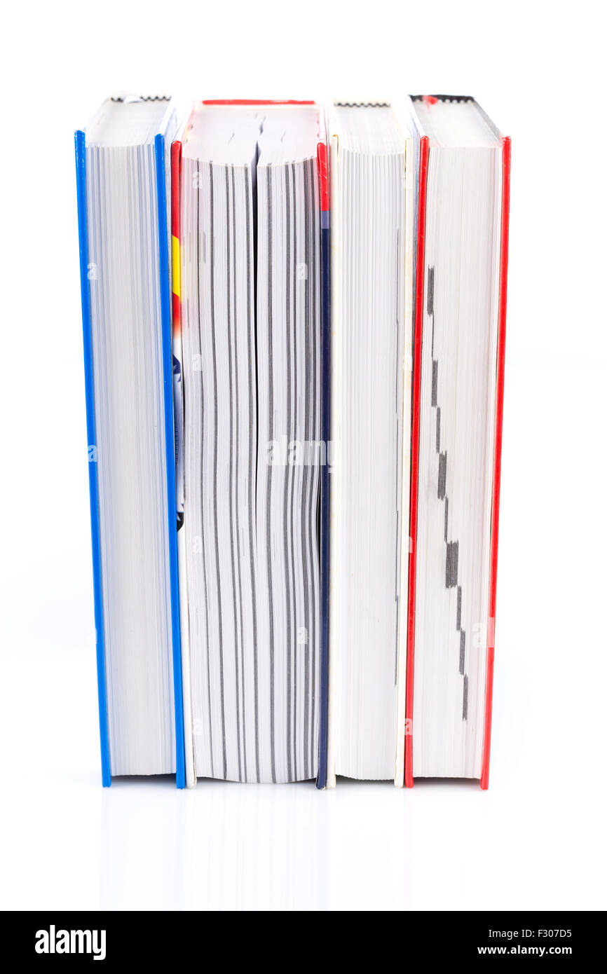 Books side view Cut Out Stock Images & Pictures - Alamy
