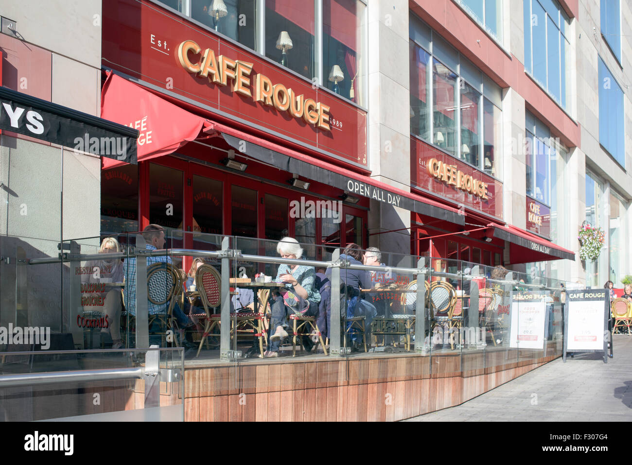 Cafe Rouge Birmingham Bullring Centre,UK Stock Photo - Alamy