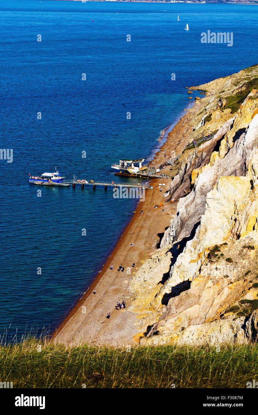 The most famous landmark of the Isle of Wight – three chalk stacks ...