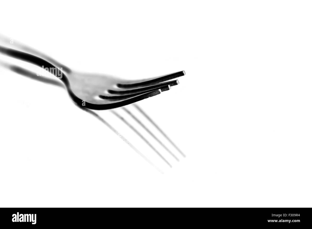 fork isolated on a white background Stock Photo - Alamy
