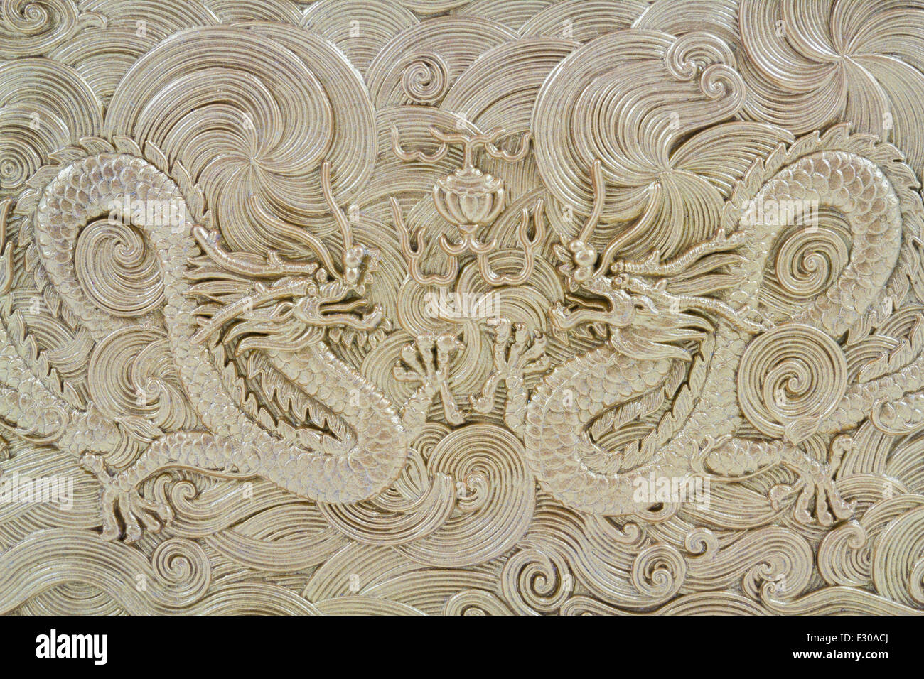 Beautiful Chinese Golden Dragon Texture Stock Photo - Alamy