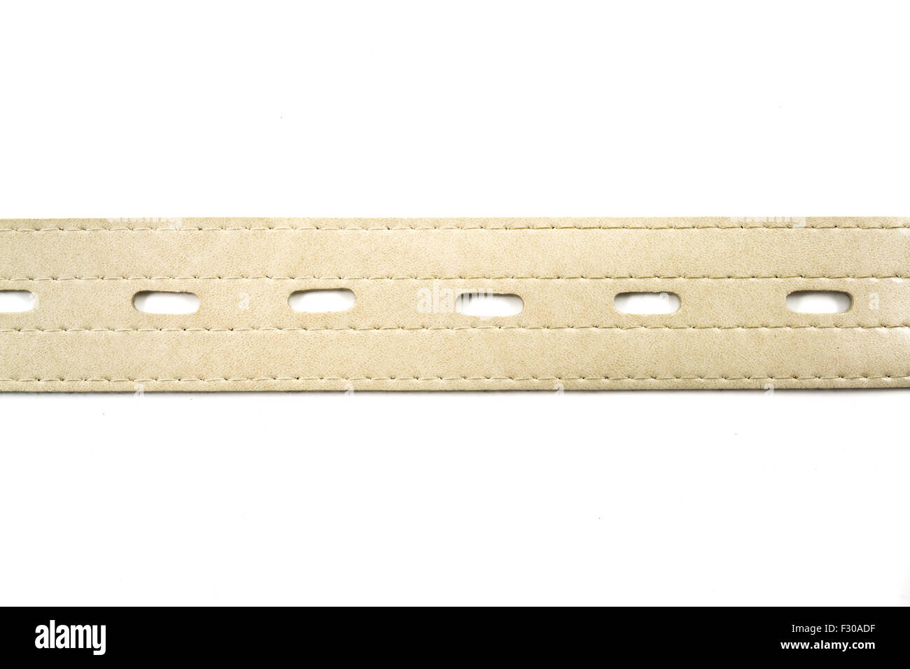 Leather belt texture on white background Stock Photo - Alamy