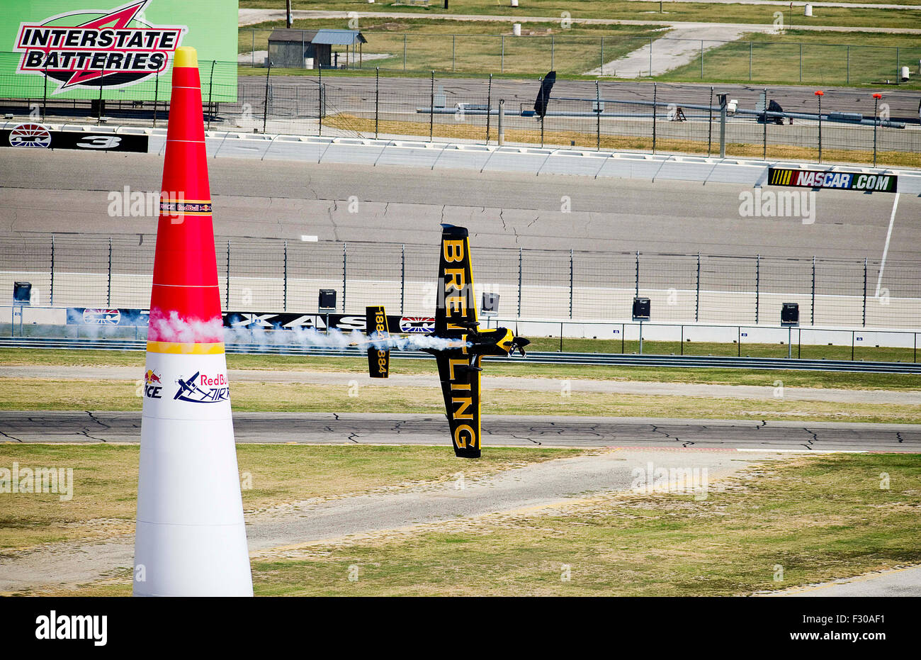 Texas Motor Speedway. 26th Sep, 2015. Red Bull Air Race Master Pilot ...