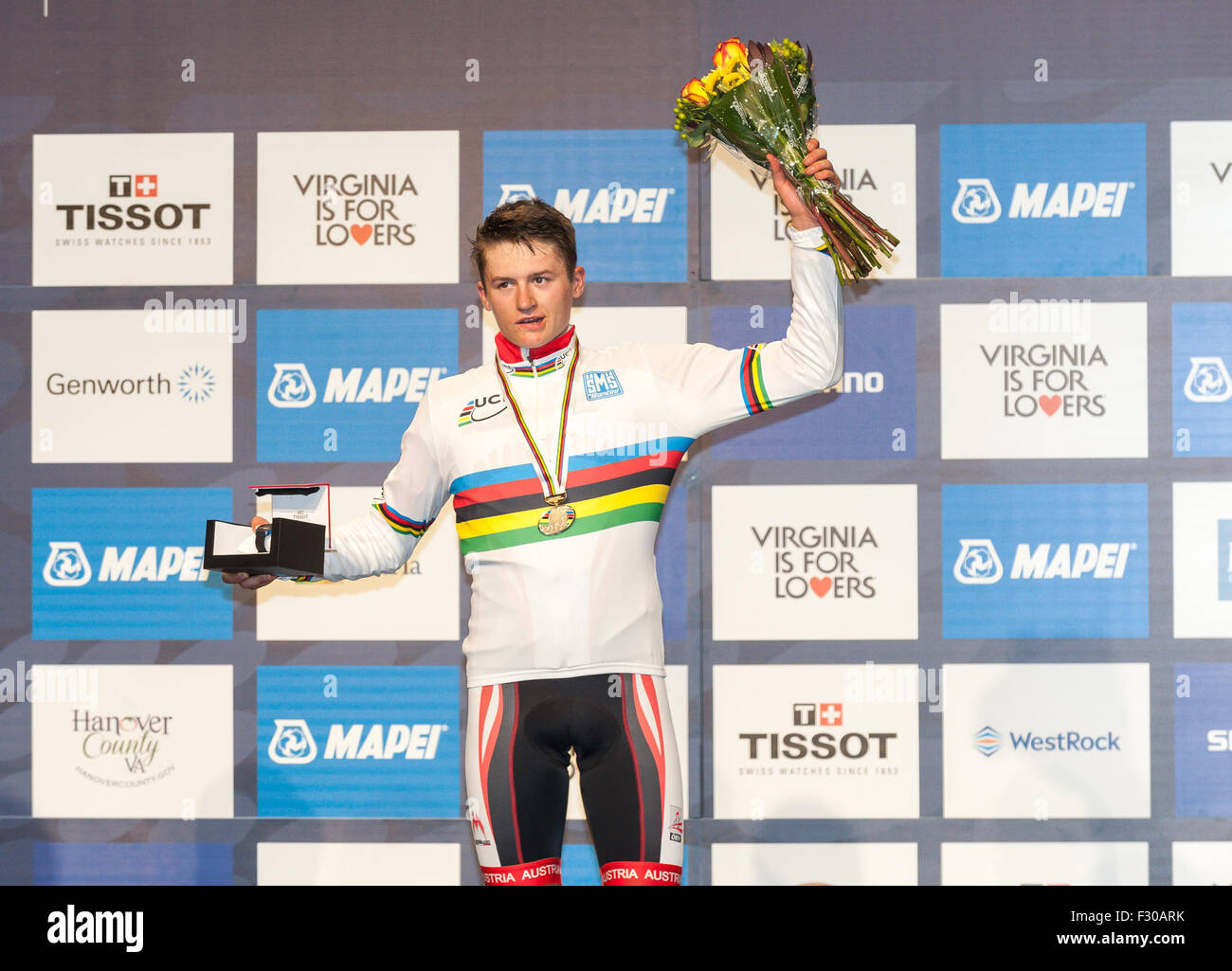 Richmond, Virginia, USA. 26th Sep, 2015. France's Felix Gall wins Men's ...