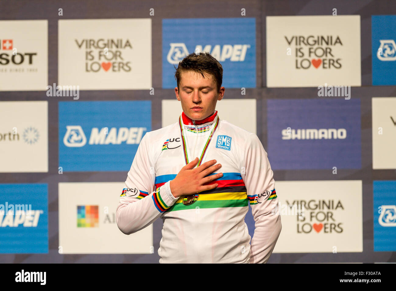Richmond, Virginia, USA. 26th Sep, 2015. France's Felix Gall wins Men's ...