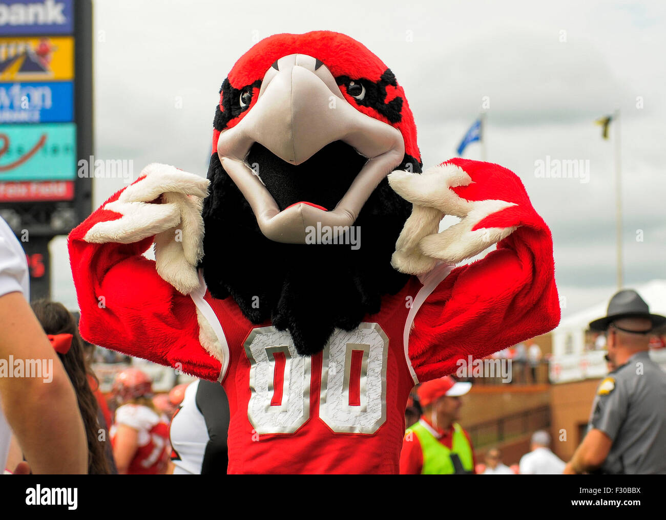 September 26, 2015 The Miami (Oh) Redhawks poses for the camera during ...