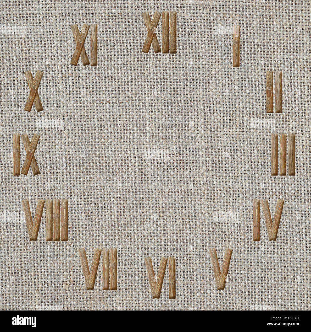 Roman numerals clock hi-res stock photography and images - Alamy