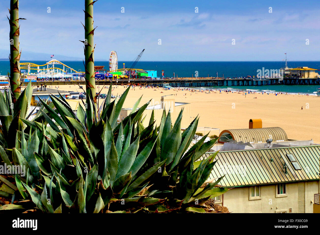 Santa Monica Bluffs Stock Photo - Alamy