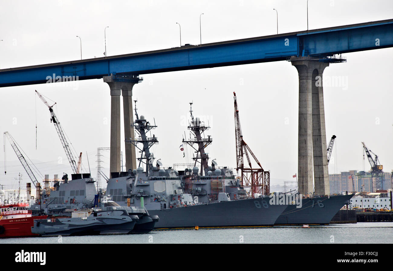 San Diego Naval Base Stock Photo - Alamy