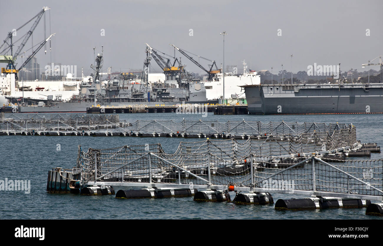 San Diego Naval Base Stock Photo - Alamy
