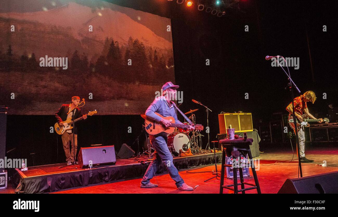 Detroit, MI, USA. 20th Sep, 2015. JOHN MCCREA of Cake performs at the ...