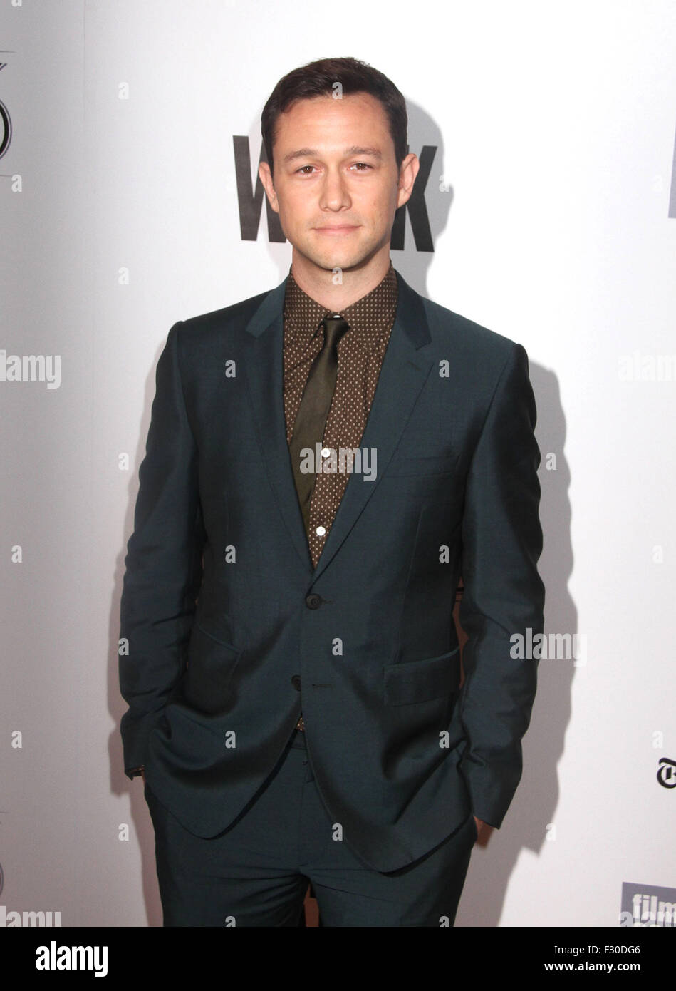 New York, New York, USA. 26th Sep, 2015. Actor JOSEPH GORDON-LEVIT ...