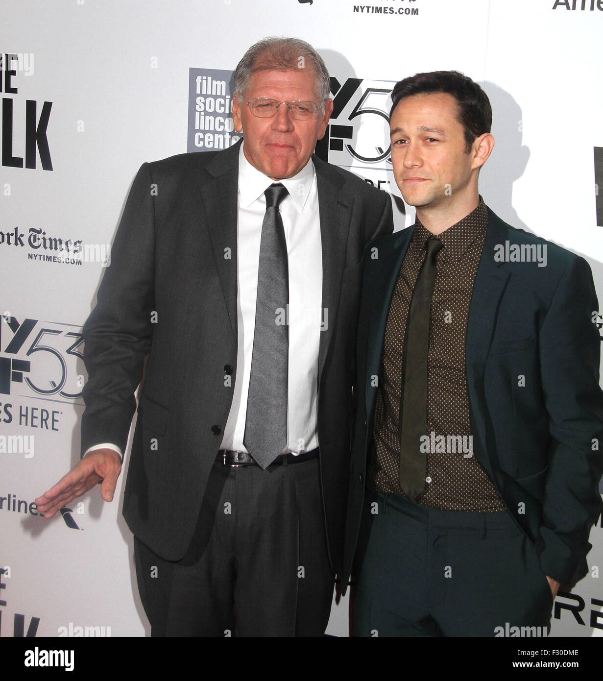 New York, New York, USA. 26th Sep, 2015. Director ROBERT ZEMECKIS and ...