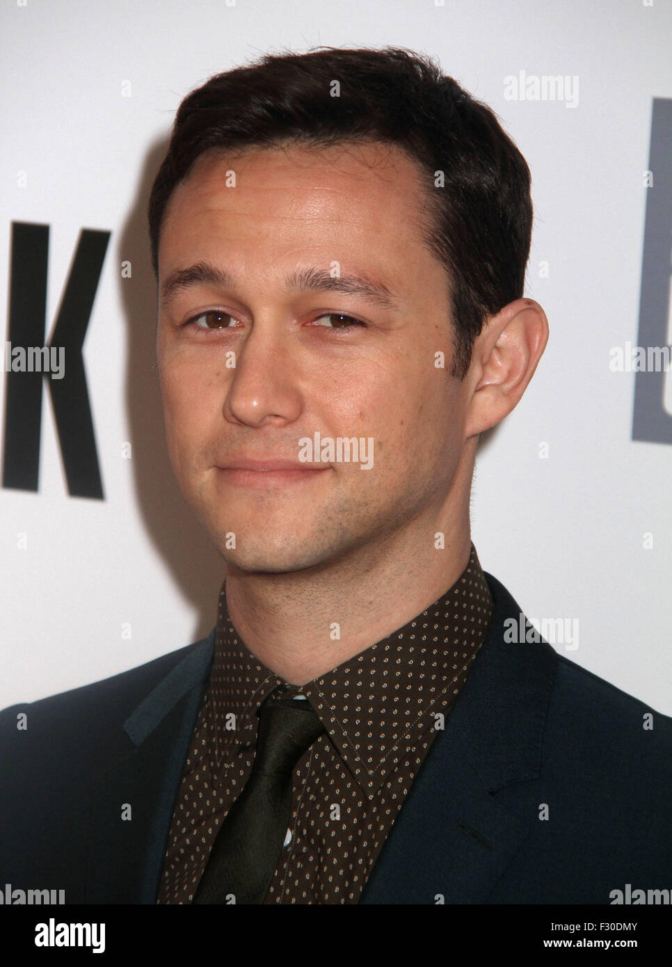New York, New York, USA. 26th Sep, 2015. Actor JOSEPH GORDON-LEVIT ...