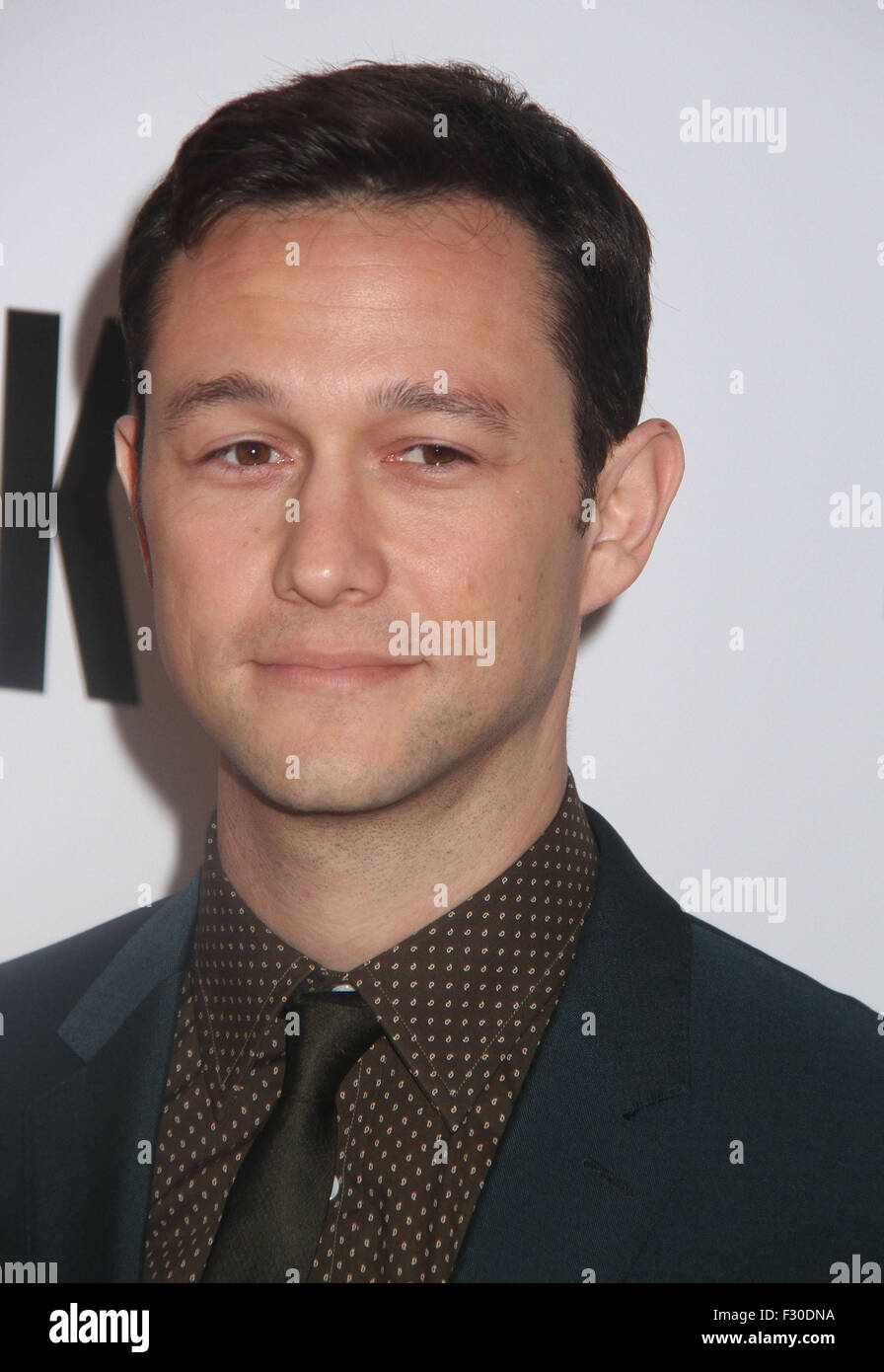 New York, New York, USA. 26th Sep, 2015. Actor JOSEPH GORDON-LEVIT ...