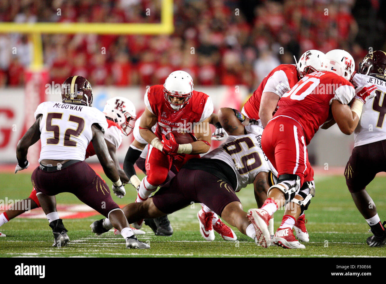 Houston, TX, USA. 26th Sep, 2015. Houston Cougars running back Kenneth ...