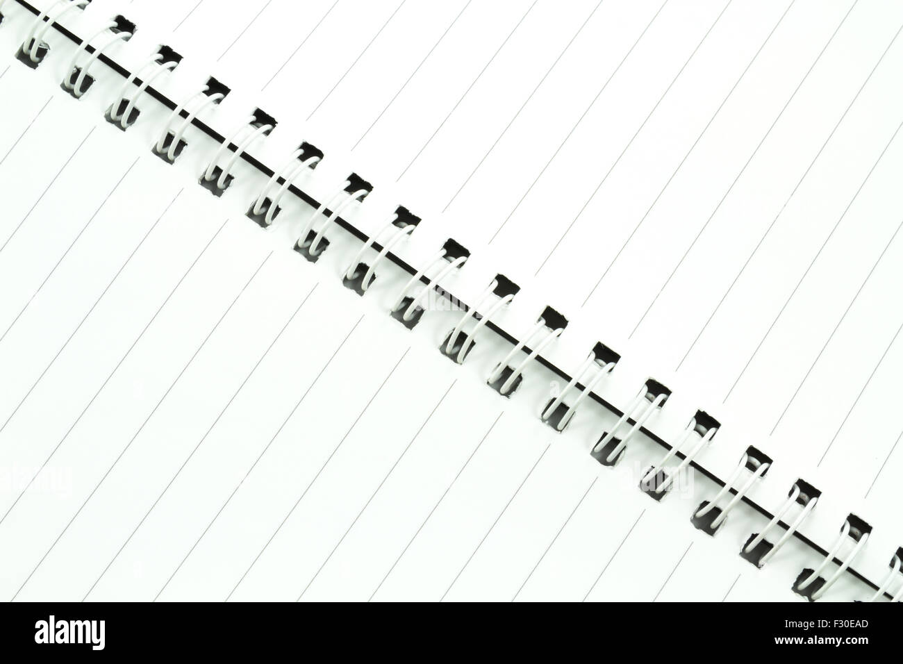 Blank white paper white spine Stock Photo - Alamy