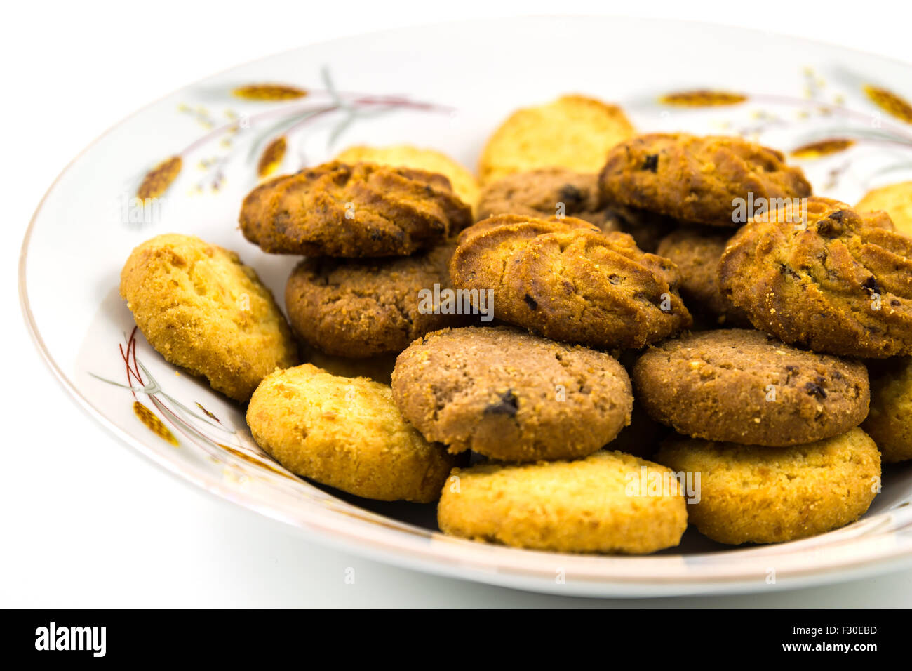 Cookies isolated on white background Stock Photo - Alamy