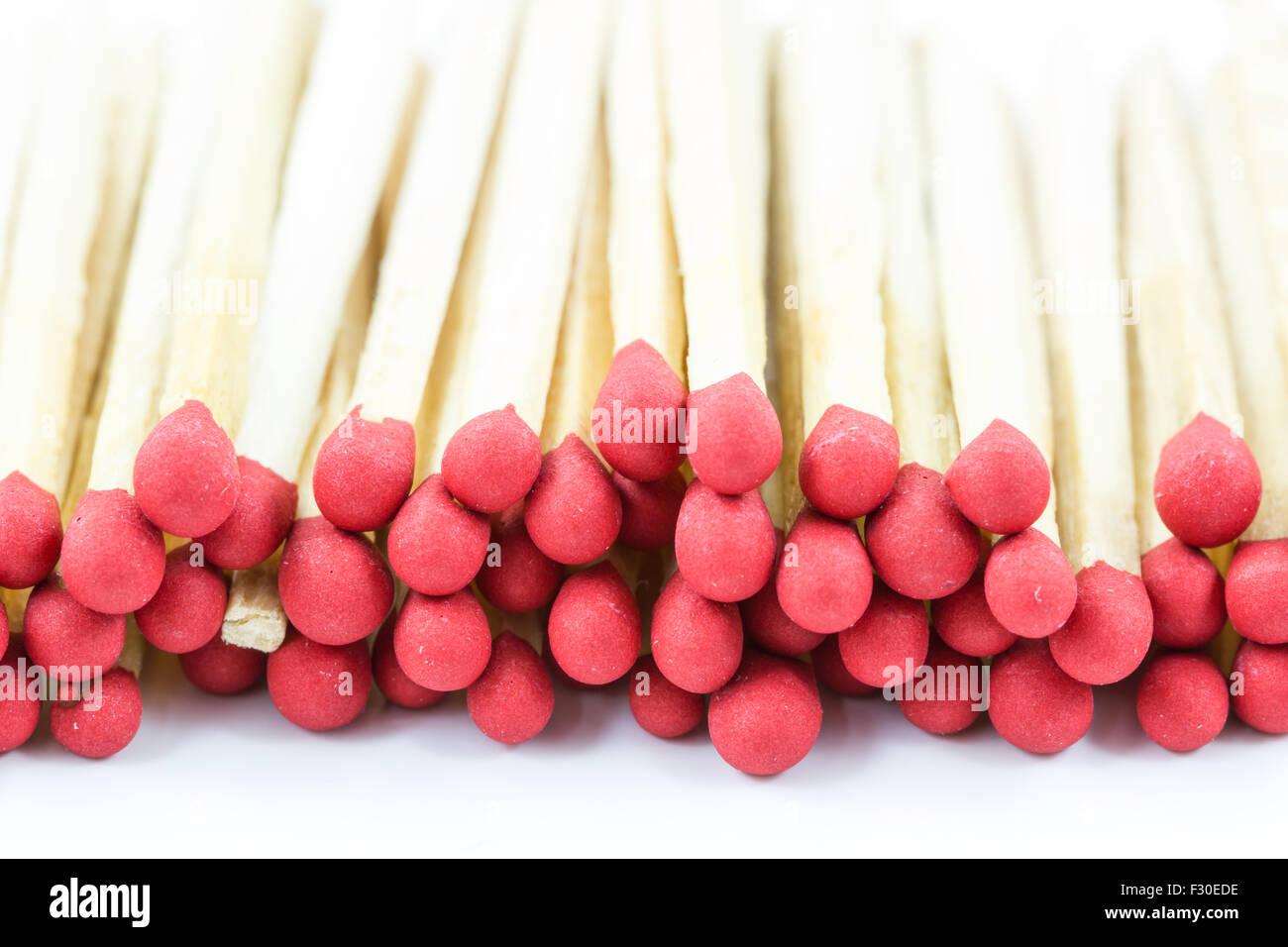 Group of matches isolated on white background Stock Photo - Alamy