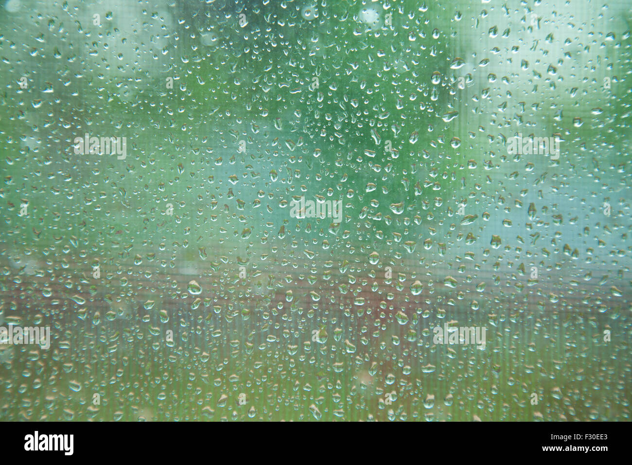 rain drops on glass window Stock Photo - Alamy