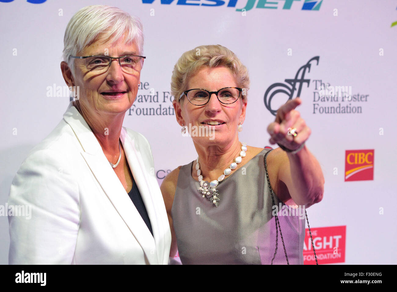 Toronto, Canada. 26th September 2015. Ontario Premier Kathleen Wynne ...