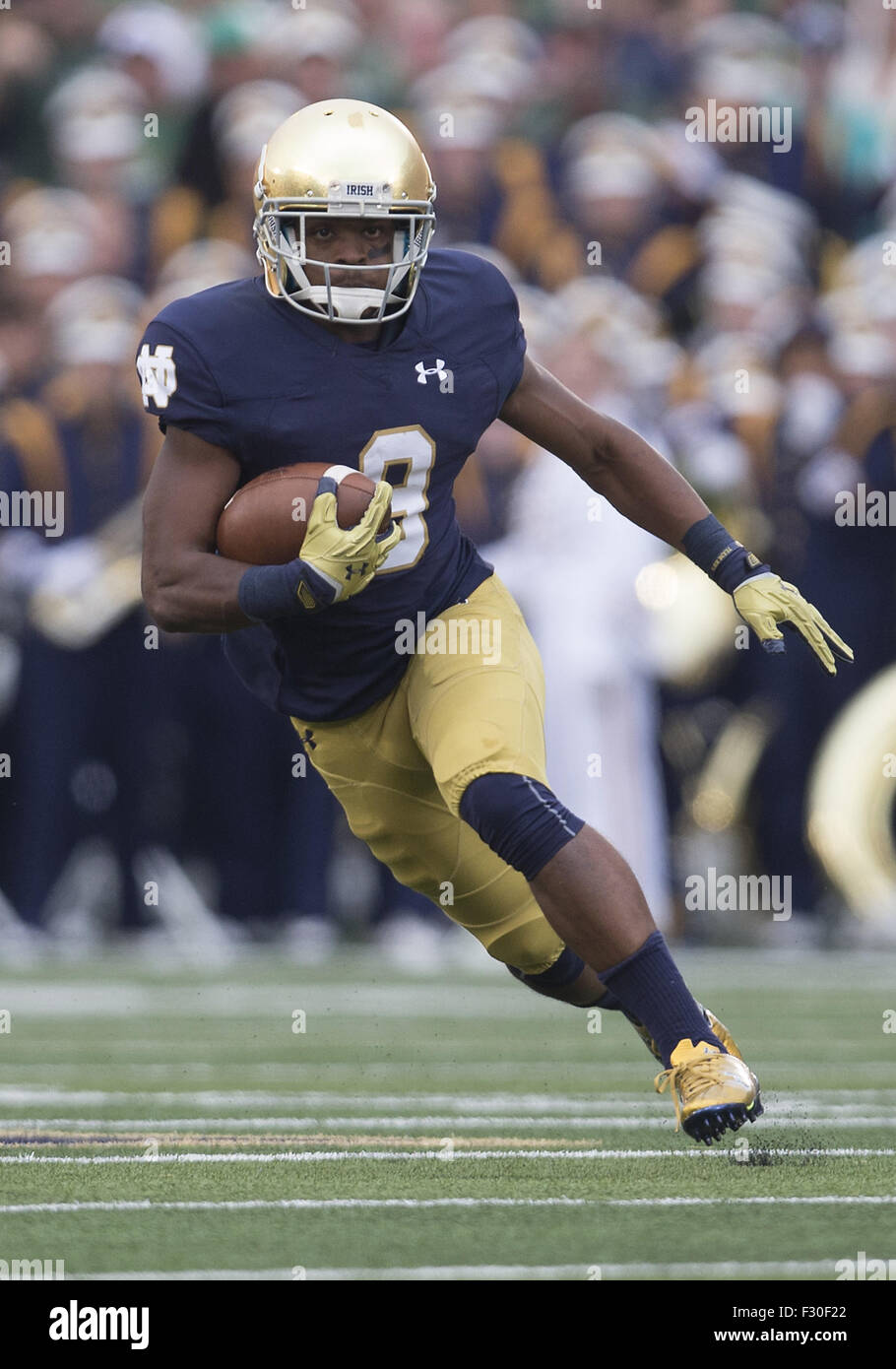 South Bend, Indiana, USA. 26th Sep, 2015. Notre Dame wide receiver C.J ...