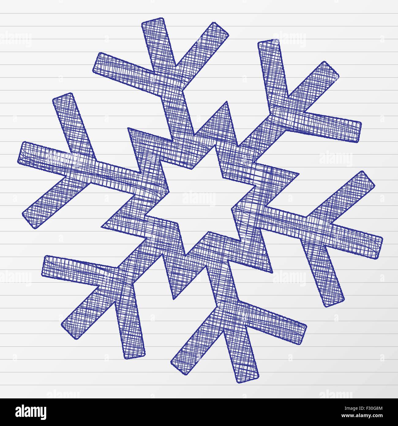 Sheet of snow Stock Vector Images - Alamy
