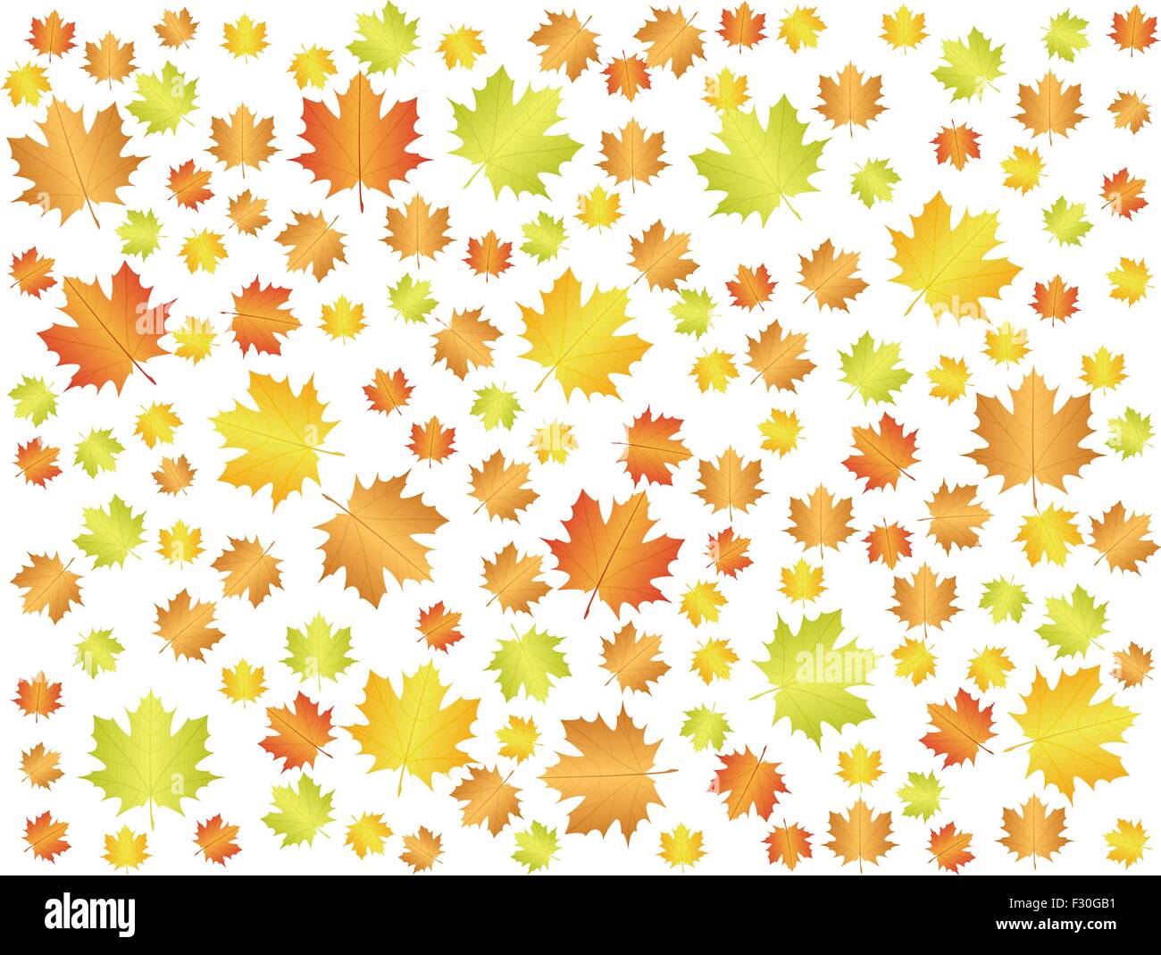 Autumn leaf background. Vector illustration Stock Vector Image & Art ...