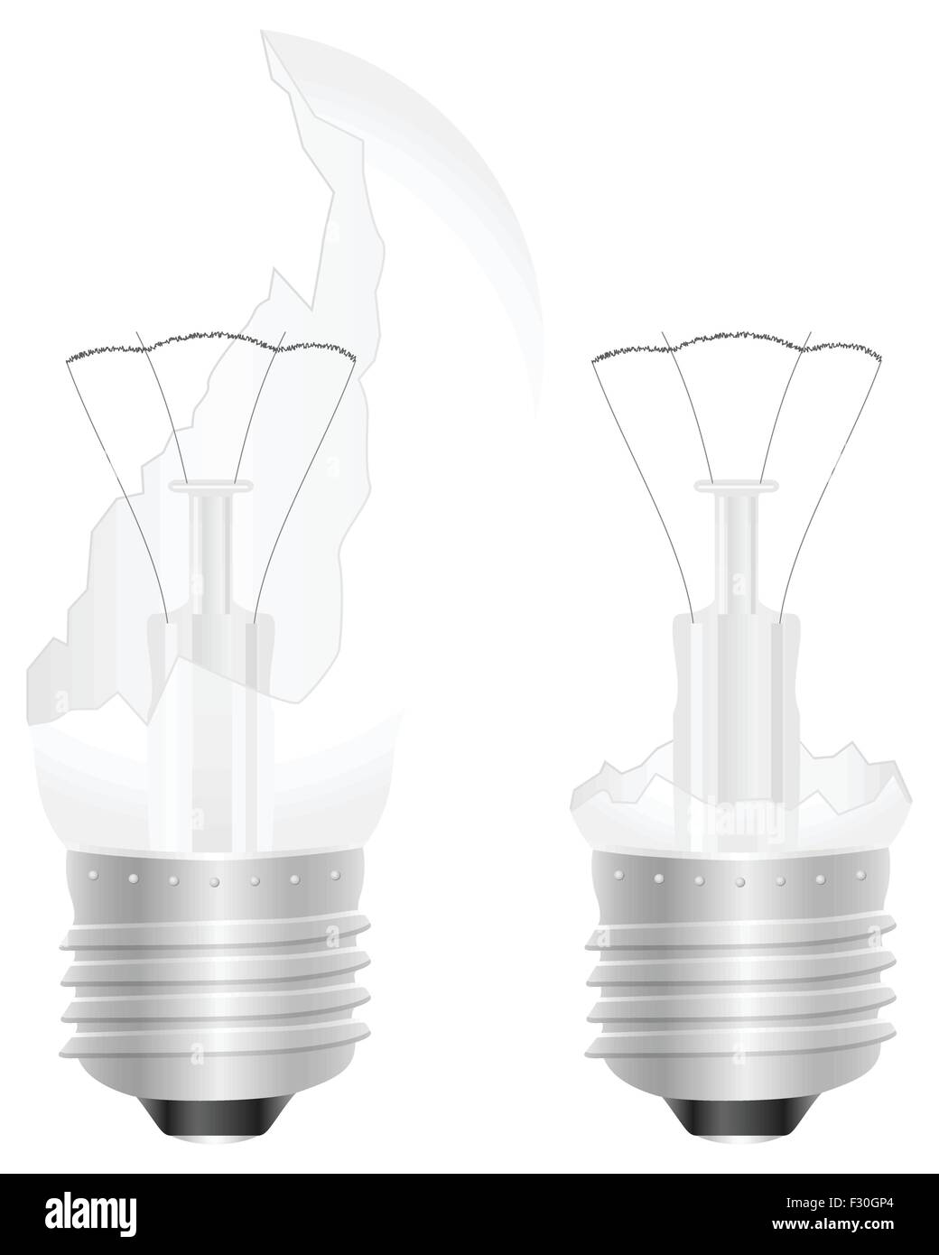 Light crack Stock Vector Images - Alamy