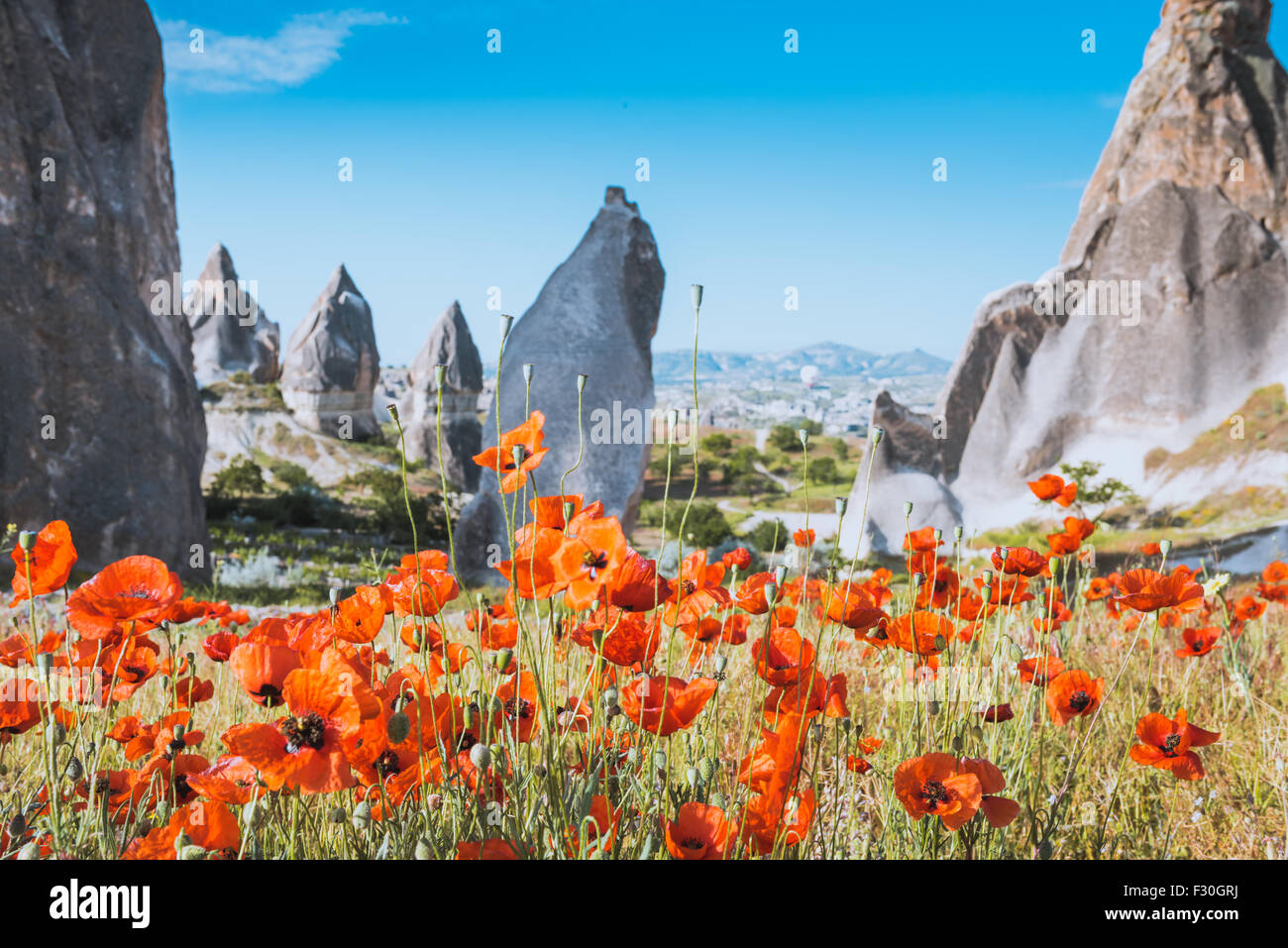 Spring in Cappadocia, Turkey Stock Photo - Alamy