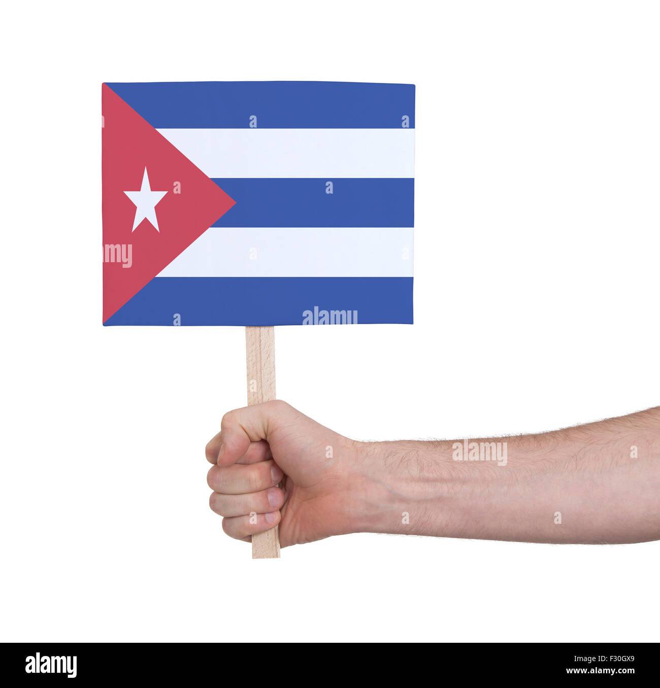 Holding the cuban flag hi-res stock photography and images - Alamy