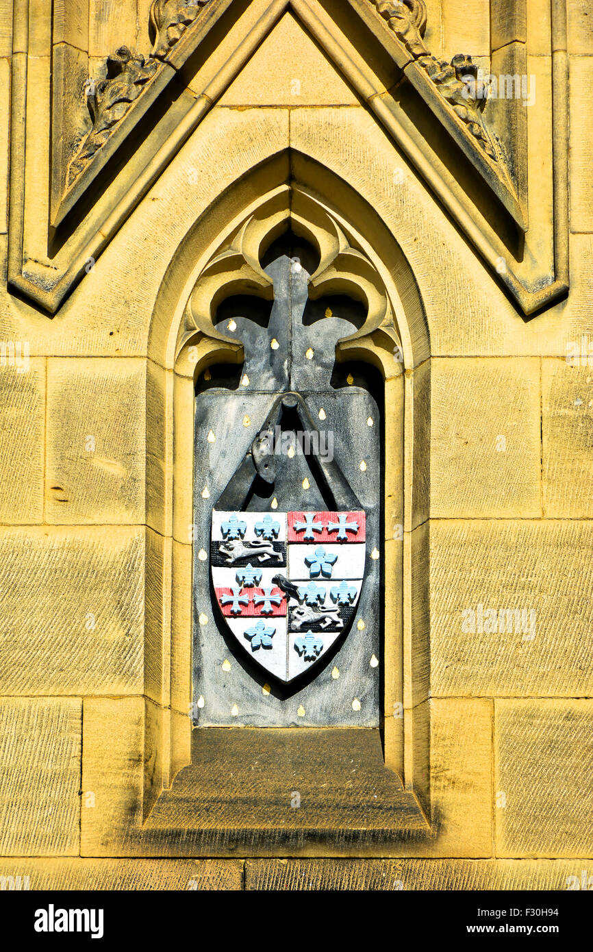 Durham cathedral coat of arms shield hi-res stock photography and ...