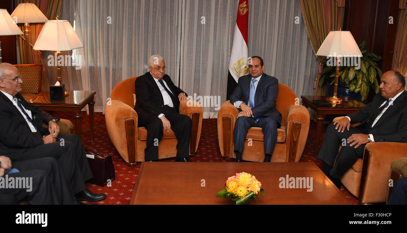 New York, New York, USA. 26th Sep, 2015. Egyptian President Abdel ...