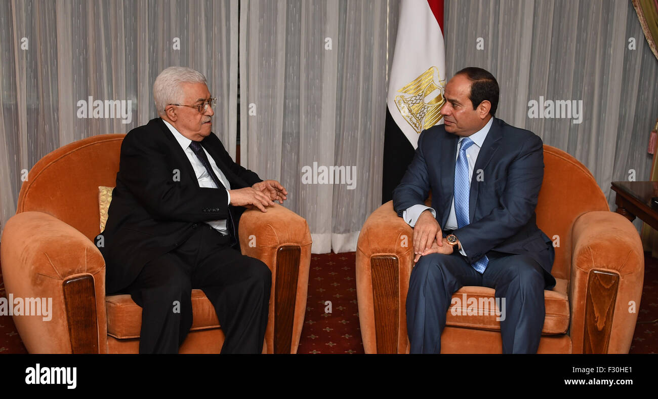 New York, New York, USA. 26th Sep, 2015. Egyptian President Abdel ...