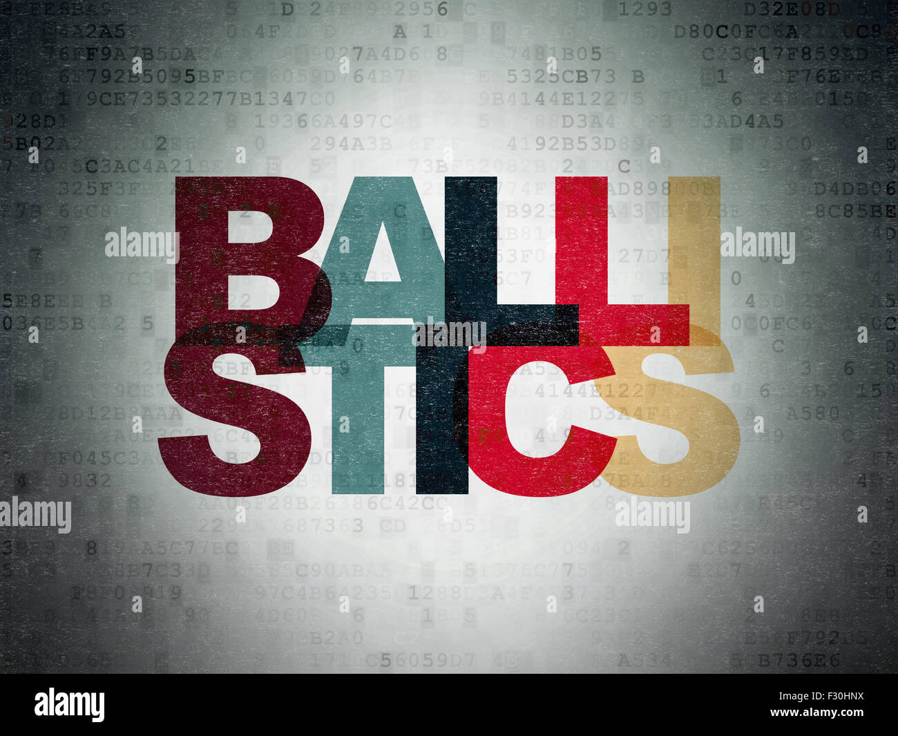 Science concept: Ballistics on Digital Paper background Stock Photo - Alamy